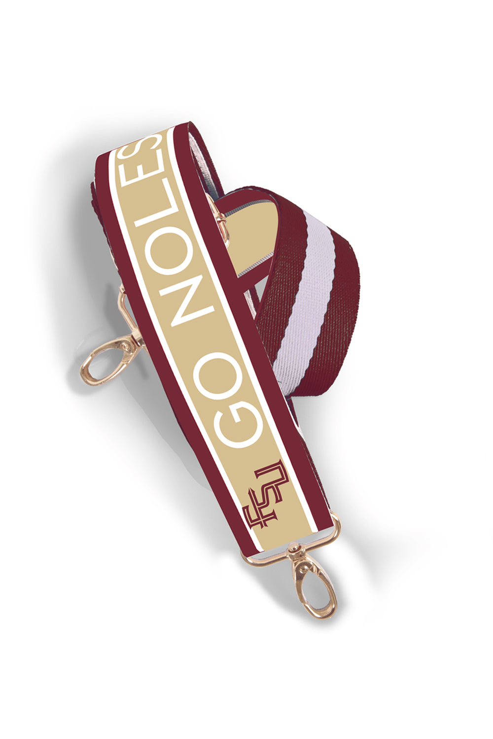 FSU Reversible Patterned Shoulder Strap - Gold | Makk Fashions